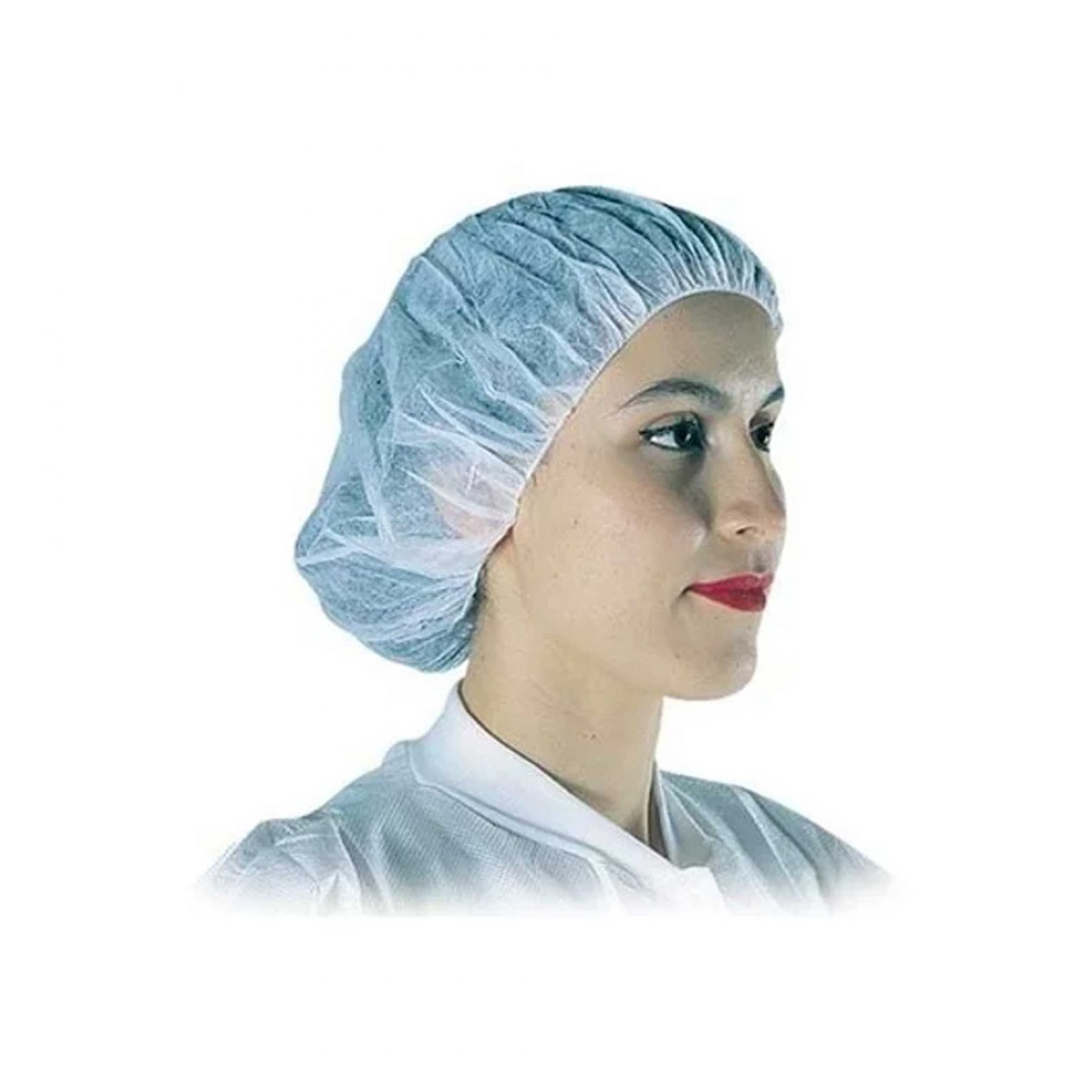 Disposable Bouffant Cap, Blue 21″ or 24″ inch - Cannaobe Labs
